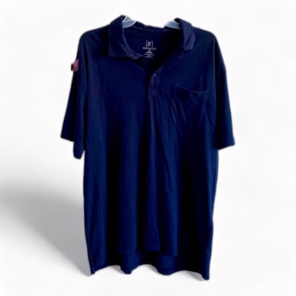 George | Shirts | George Navy Collard Shirt W Pocket L | Poshmark